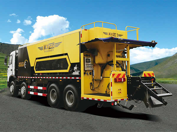 Slurry Paver for Fibered Asphalt Emulsion | HGY5312TFC | Gaoyuan Equipment